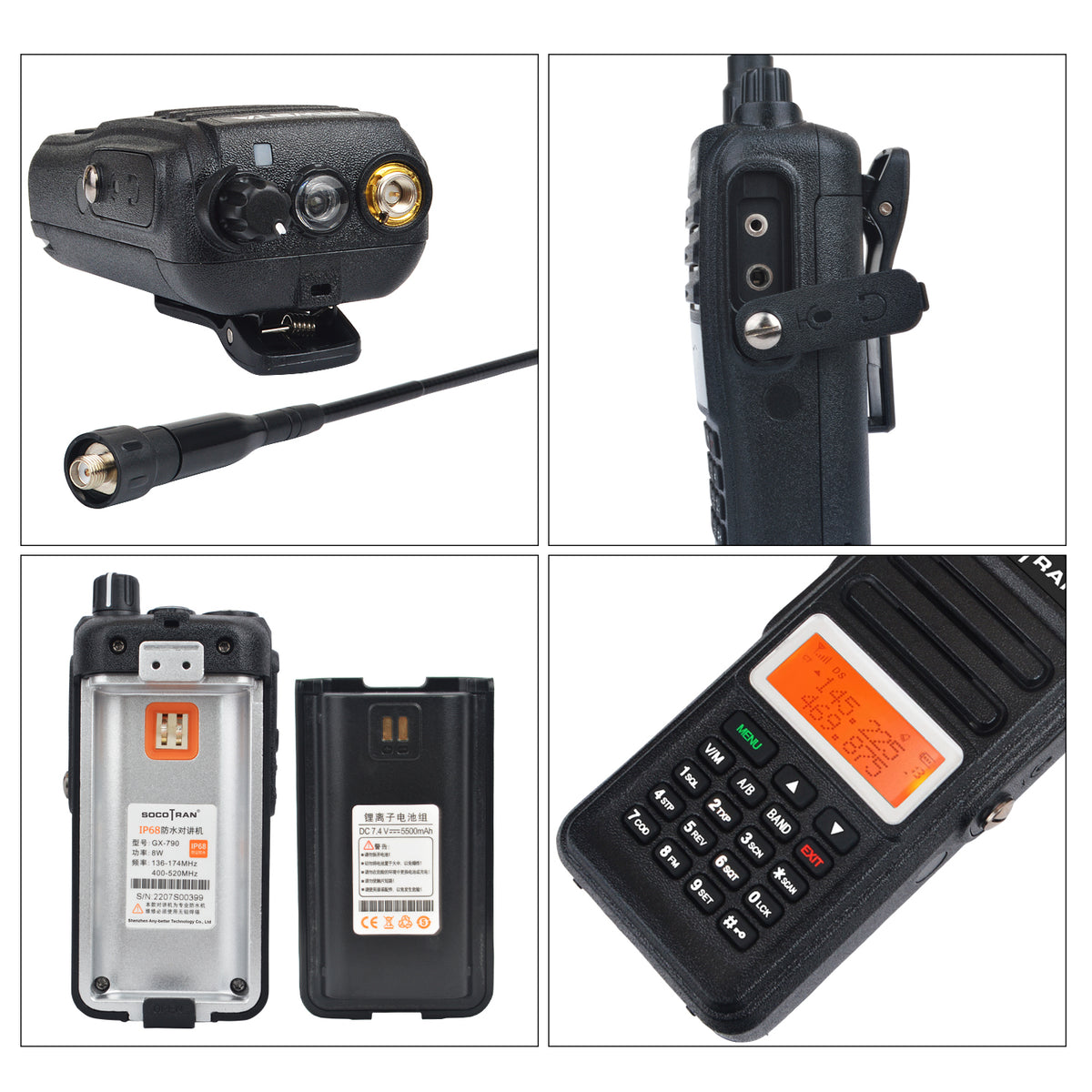 SOCOTRAN 2023 New Version IP68 Waterproof Walkie Talkies Two Way Radio – SOCOTRAN Professional ...